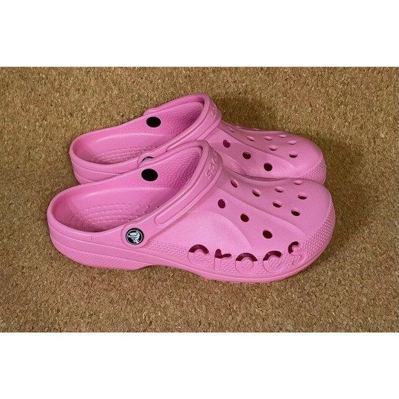 CROCS | Shoes | New Pink Crocs Baya Hot Pink Clog Sandals Comfort ...